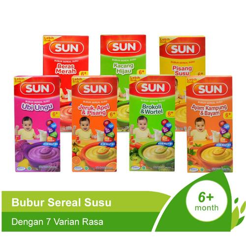 Jual Sun Bubur Bayi 120 gram bubur mpasi kemasan box promina - BOX sun ...