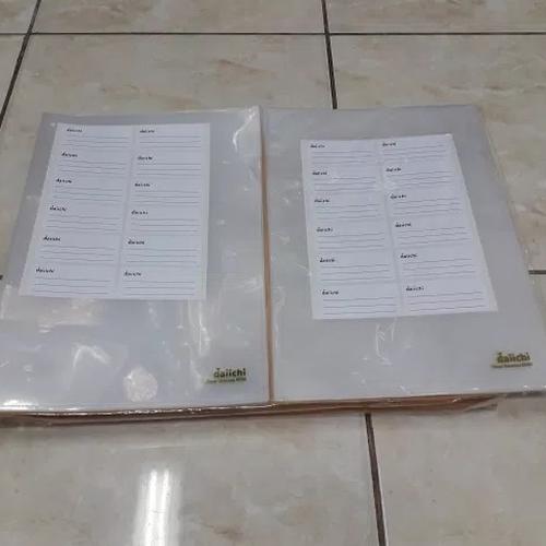 Jual Map L Daichi Uk A4 atau Folio Warna Bening - A4 - Jakarta Pusat ...
