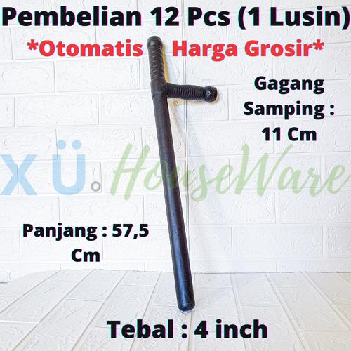 Jual Tongkat Keamanan 57,5cm| Pentungan T | Tongkat Security / Satpam ...