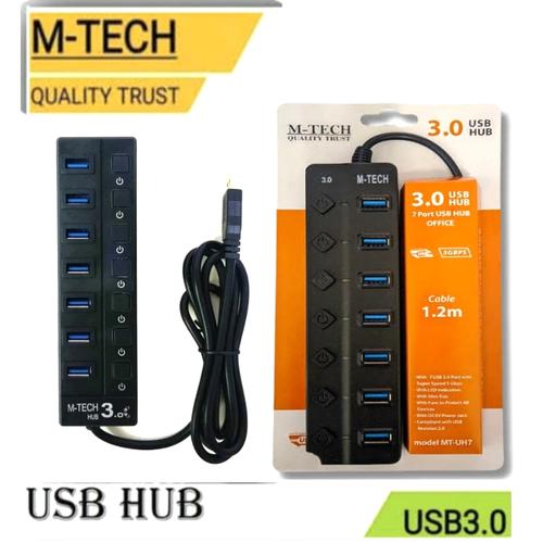 Jual USB 3.0 Hub 7 Port Saklar M-TECH MT-UH7 - Kota Samarinda - Avalon ...