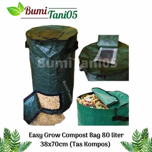 Jual Compost Bag 80 Liter Easy Grow Tas Kompos Limbah Daun Sampah ...