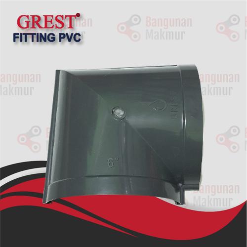 Jual Belokan Talang 6 Inch Oval PVC setengah lingkaran - GREST - Kota ...