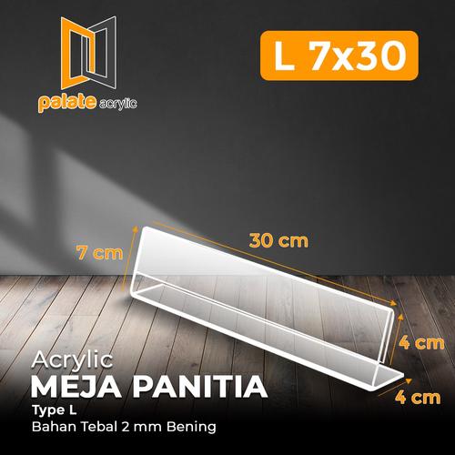 Jual AKRILIK NAMA / NAMA PANITIA / PAPAN NAMA MEJA AKRILIK MODEL L ...