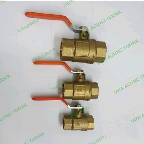 Jual BALL VALVE PERUNO 1/2 INCH - Jakarta Barat - JAYA AGUNG TEKNIK | Tokopedia