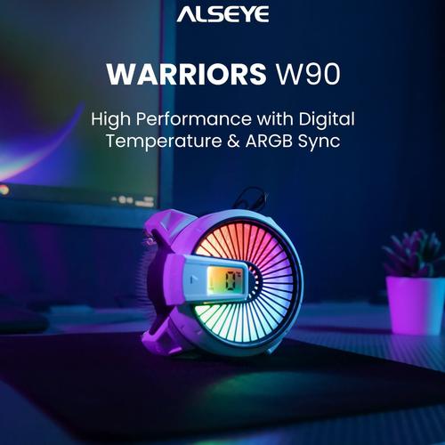 Jual CPU COOLER ALSEYE WARRIORS W90 ARGB INTEL LGA SYNC PWM DIGITAL ...