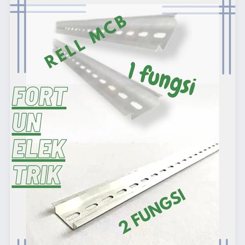 Jual RELL MCB ALUMUNIUM 1 FUNGSI - 2 FUNGSI DIN RAIL MCB ALUMUNIUM 1M ...