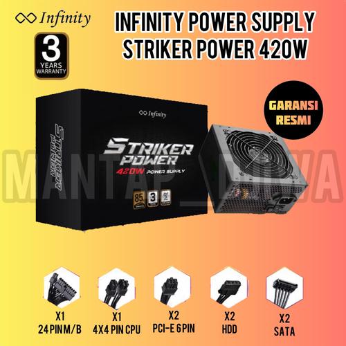 Jual Infinity PSU / Power Supply Strike Power 420W / 420 Watt - New ...