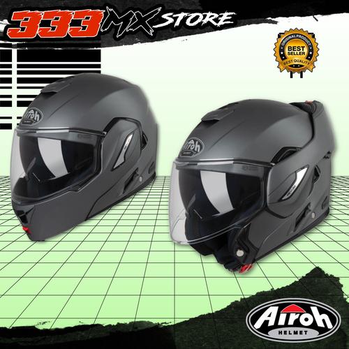 Jual HELM AIROH REV19 COLOR ANTHRACITE MATT HELM MODULAR AIROH REV19 ...