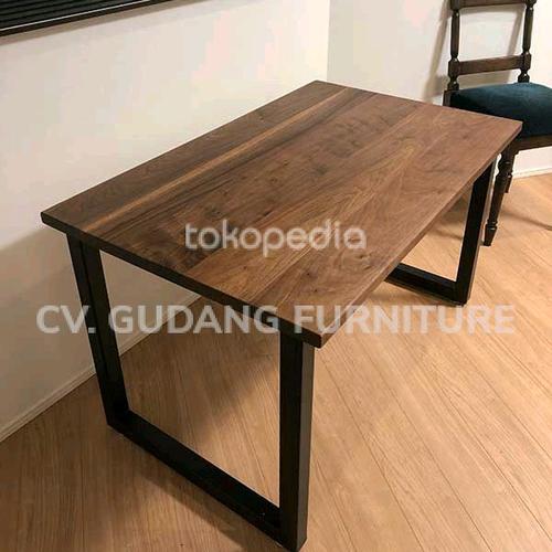 Jual Meja kerja laptop komputer minimalis modern kayu jati asli ...