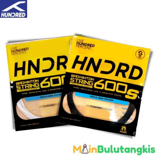 Jual Senar Badminton Hundred HNDRD 600S Original - Hitam - Kota ...