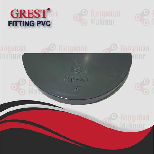 Jual Tutup Talang 6 Inch Oval PVC setengah lingkaran - GREST - Kota ...