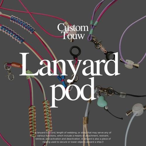 Jual Lanyard Pod | Tali Gantungan Pods | Gantungan Hijab Pod | Custom ...