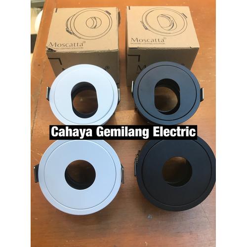 Jual Kap halogen lampu pinhole led mr16 gu5.3 moscatta housing corong ...