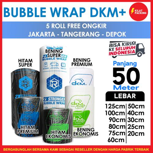 Jual PLASTIK BUBBLE WRAP BENING EKONOMIS / BUBBLE WRAP MURAH DKM+ 50 ...