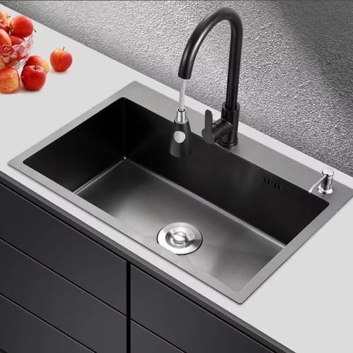 Jual Kitchen Sink 5040 Hitam Tidak Pakai Kran - Jakarta Pusat - Hokki ...