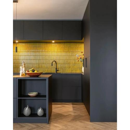 Jual Backsplash Dinding Dapur - Venus Pottery Striped Concave Autumn ...
