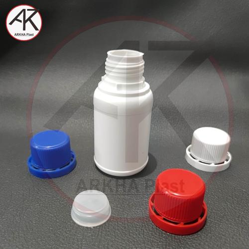 Jual BOTOL LABOR 100ml AGRO 100 cc PLASTIK HD KIMIA BULAT PUTIH DOFF ...