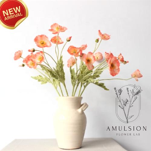 Jual Bunga Poppy Artificial Bunga Palsu Dekorasi Hiasan Rumah - Coral ...