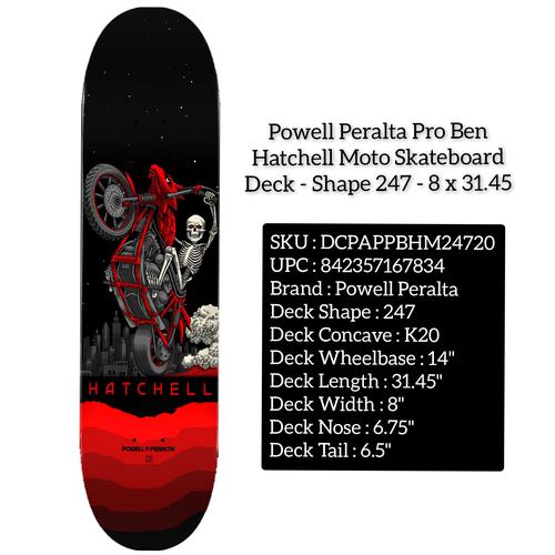 Jual Powell Peralta Pro Ben Hatchell Moto Skateboard Deck - 8.0 ...