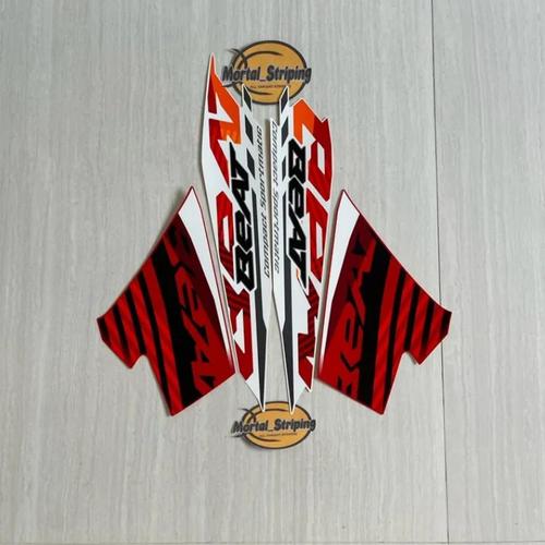 Jual Sticker Striping Lis List Body Beat Fi New 2021 2022 Warna Merah ...