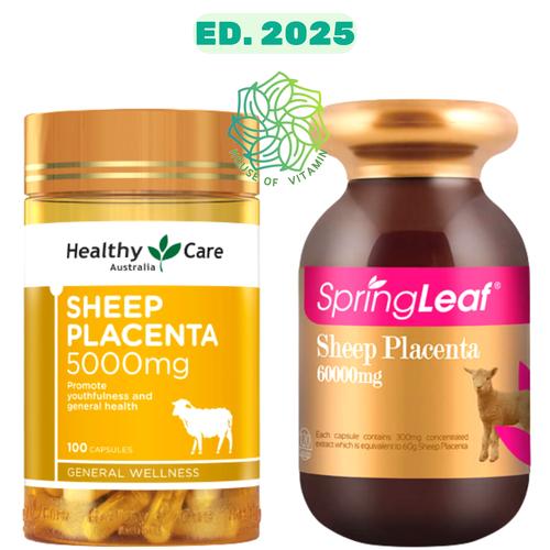 Jual Healthy Care Sheep Placenta 5000mg 100 Capsules Springleaf 120 Kapsul - SpringLeaf 120c ...