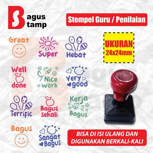 Jual Stempel Guru Rewards [INDONESIA] Teacher Stamp Penilaian Rewards ...
