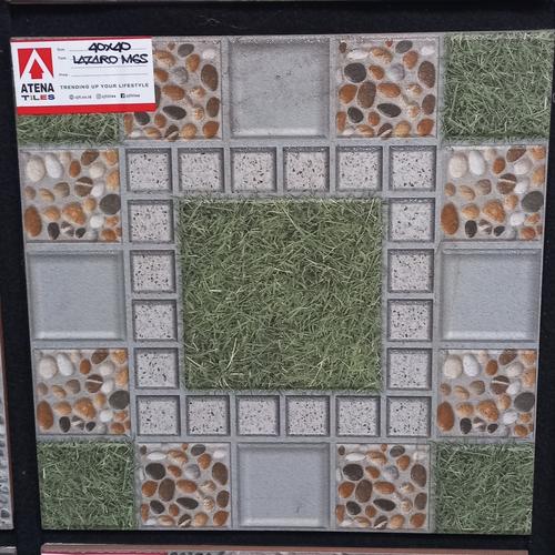 Jual Keramik Lantai Kasar Motif Rumput Batu Atena Lazaro Ukuran 40 x 40 ...