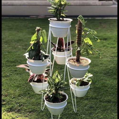 Jual ISI 7 POT KERANGKA POT MENARA / STANDING POT MENARA ISI 7 POT MADU ...