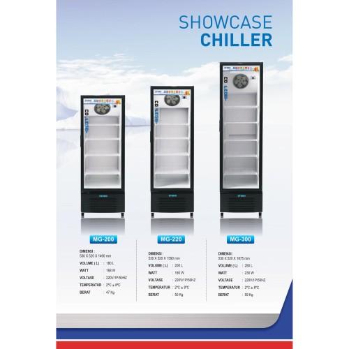 Jual SHOWCASE STEKO LEMARI PENDINGIN DISPLAY COOLER KULKAS LOW WATTNO FORST - MG-200 - Jakarta ...
