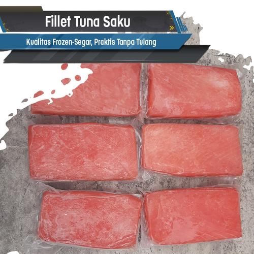 Jual Fillet Tuna Saku Segar/Fresh 500gr - Ikan Tuna Boneless Skinless ...