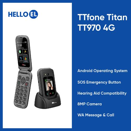 Jual TTfone Titan TT970 4G TT 970 Android 8MP Camera Flip Smartphone ...