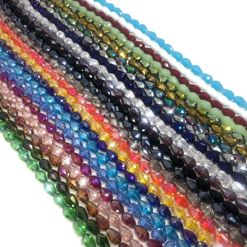 Jual Manik Kristal / Crystal Ceko Tetes 8x11mm Part 1 - Abu Kilat ...