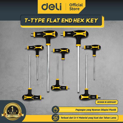 Promo Deli Hex Key Sets / Set Kunci L Tipe T 8 Pcs 2-10mm Cr-V ...
