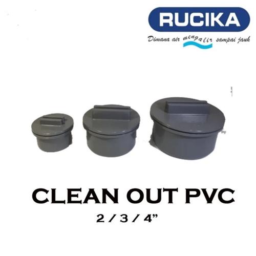 Jual Clean Out 2" 3" 4" inch D Rucika Tutup Pipa Tutup sepiteng septic ...