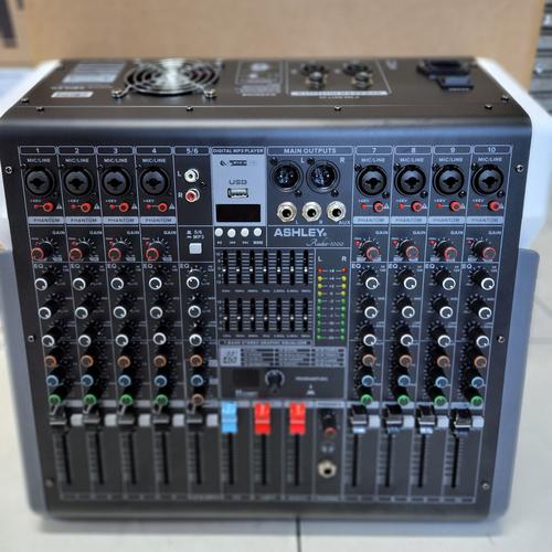 Jual Power mixer ashley audio1000 audio 1000 10CH garansi original ...