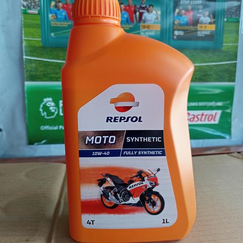 Jual Oli Mesin Motor Repsol Sintetico 10W-40 Fully Synthetic 1L asli ...