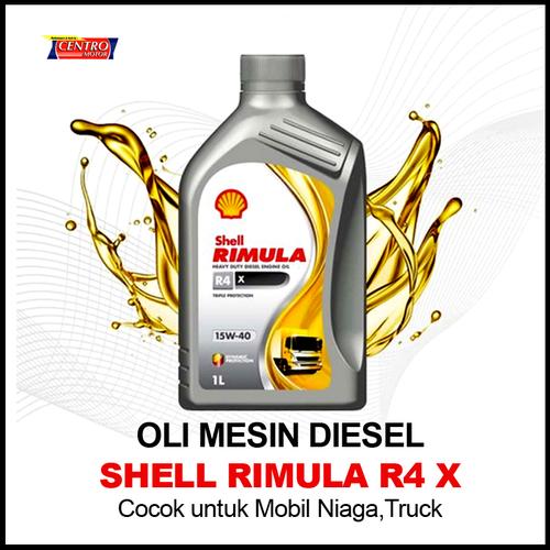 Jual SHELL RIMULA R4X.Oli mesin Diesel cocok untuk Truck/mobil Niaga ...