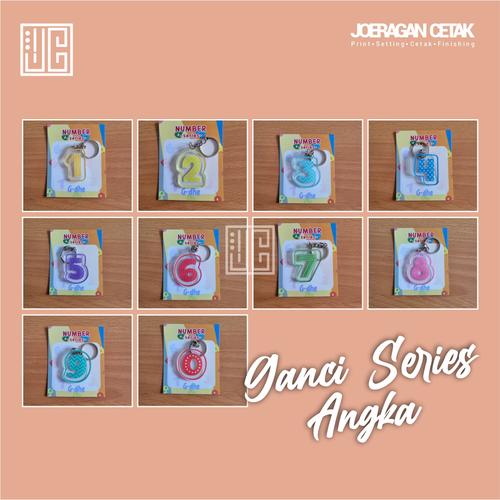 Jual gantungan kunci akrilik angka - Kab. Bandung - KREASI AINAYYA JC ...