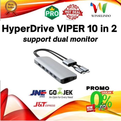 Jual HyperDrive VIPER 10 in 2 MacBook Pro Air M2 2022 Support DUAL MONITOR - GRAY - Jakarta ...