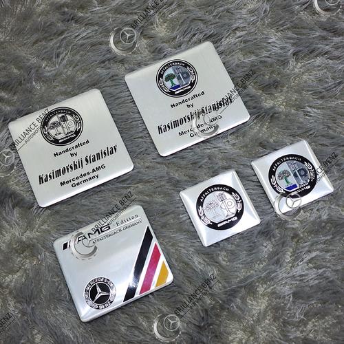 Jual EMBLEM PLATE BADGE LOGO AMG AFFALTERBACH MERCEDES BENZ MODEL KOTAK ...
