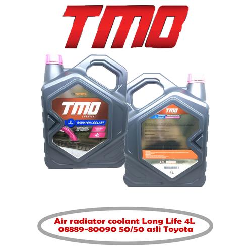 Jual Air radiator coolant Long Life 4L 08889-80090 50/50 asli Toyota ...