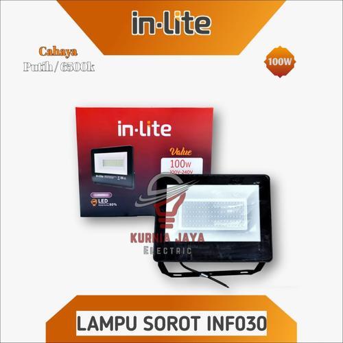 Promo INLITE Lampu Floodlight SMD INF030 100W Sorot Tembak Putih ...