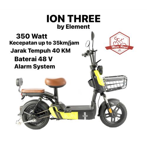 Jual SEPEDA LISTRIK ION THREE ELEMENT EBIKE MOTOR 350W watt Pedal ...