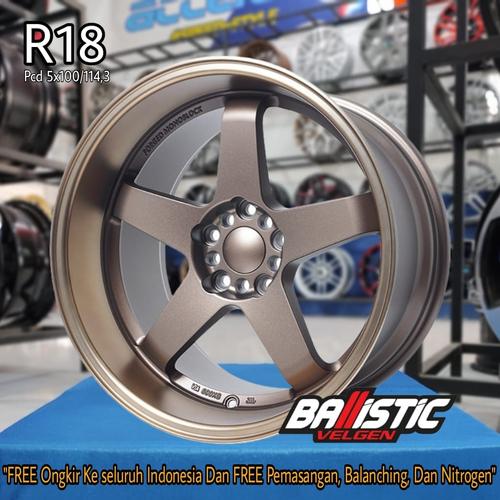 Jual Velg Racing Palang Bintang Model Celong TE37 R18x95/10,5 Warna Bronze - Kota Tegal ...