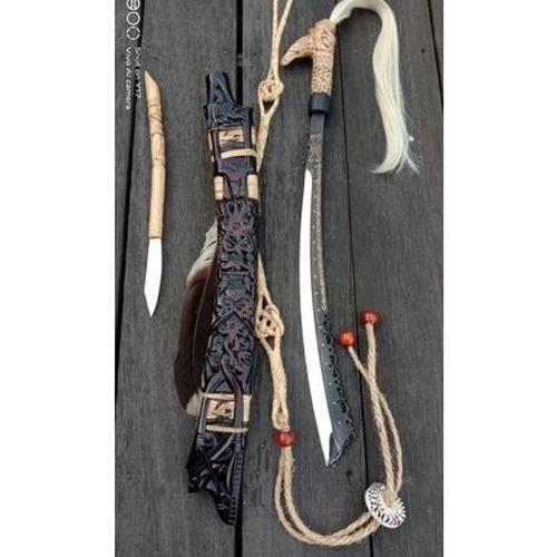 Jual Nardo Mandau Jimpul Khas Dayak Kalimantan | Berkualitas | Mandau ...