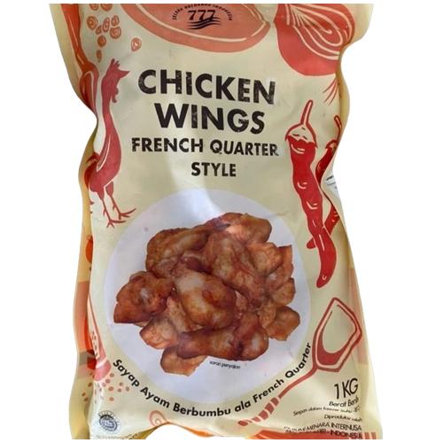 Jual Premium Chicken wings French Quarter Style 1 Kg | Sayap Ayam ...