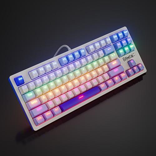 Jual Gamen Titan II Keyboard Gaming Mechanical Pluggable Switch Blue ...