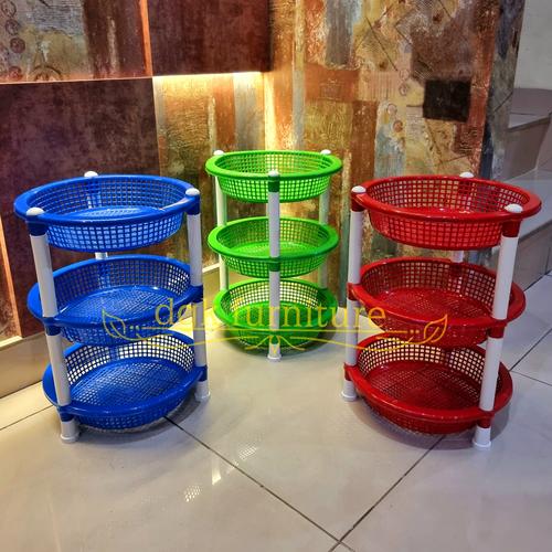 Jual Rak Bulat JUMBO Cabe Cabai Bawang Serbaguna 3 Tingkat Susun ...