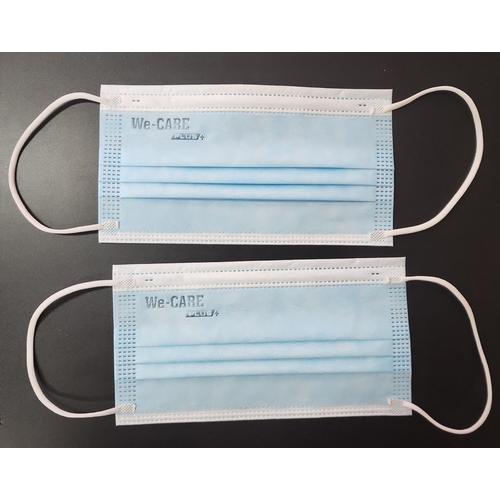 Promo We Care Black Mask 3ply earloop waterproof High Quality ...