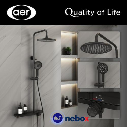 Jual AER Mixer Bathub Shower Set Panas-Dingin, Kran Air, Keran MBS 5 BL ...